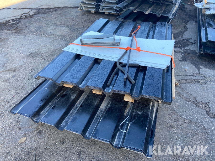 Facadeplader Trapetzplader Sorte, Middelfart, Klaravik aukti