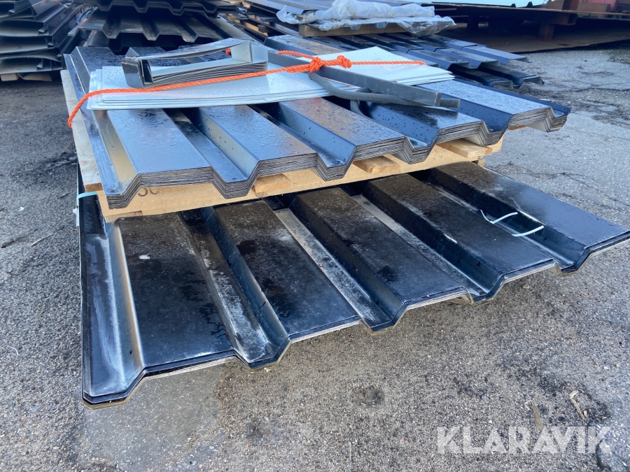 Facadeplader Trapetzplader Sorte, Middelfart, Klaravik aukti