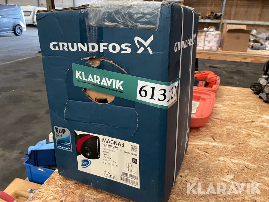 Pumpe Grundfoss Magna 3 / 32-120F220, Horsens, Klaravik aukt
