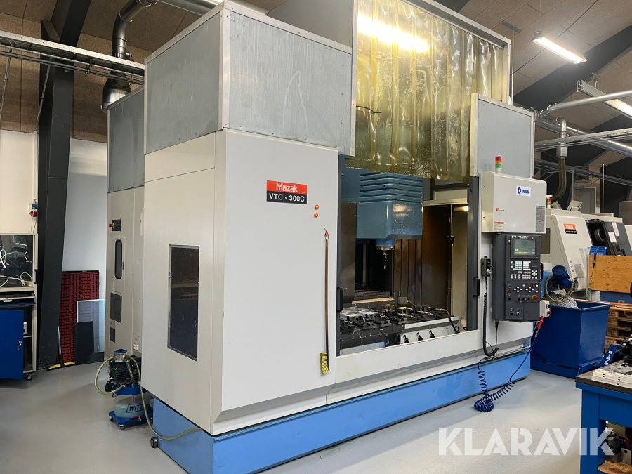 CNC-maskine Mazak VTC-300C, Viborg, Klaravik auktioner