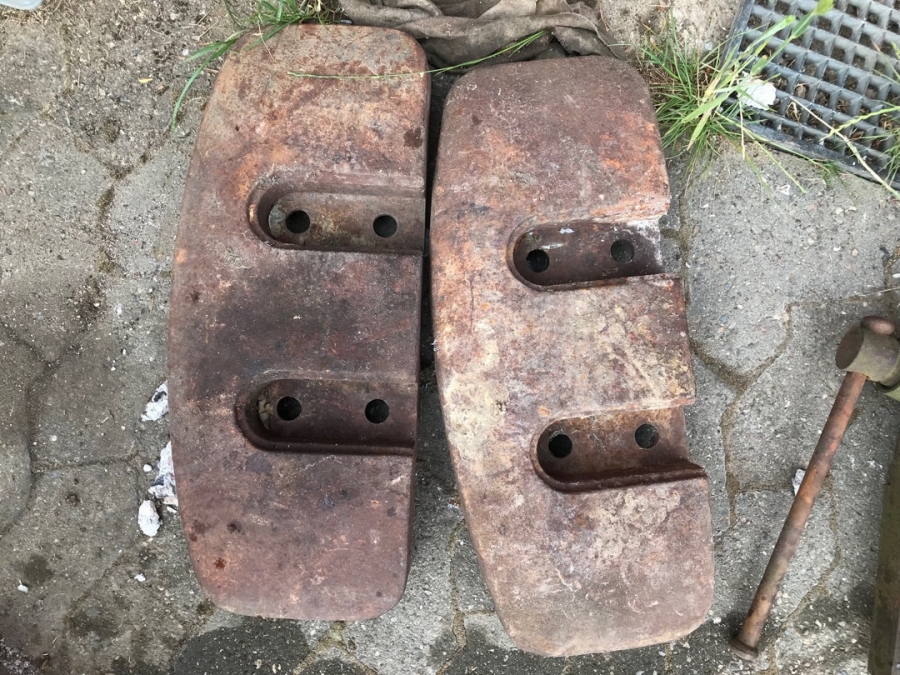 Parti med frontvægte & skruestik