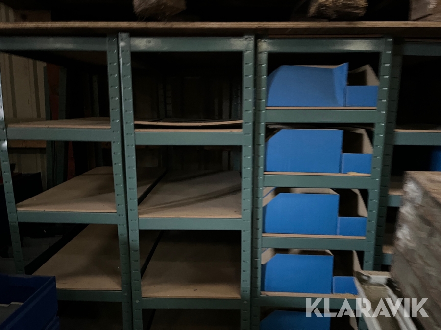 Lagerreoler 7 sektioner, Skive, Klaravik auktioner