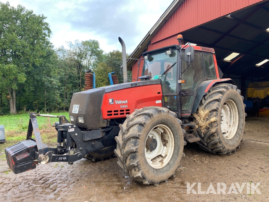 Traktor Valmet 8400, Brønderslev, Klaravik auktioner