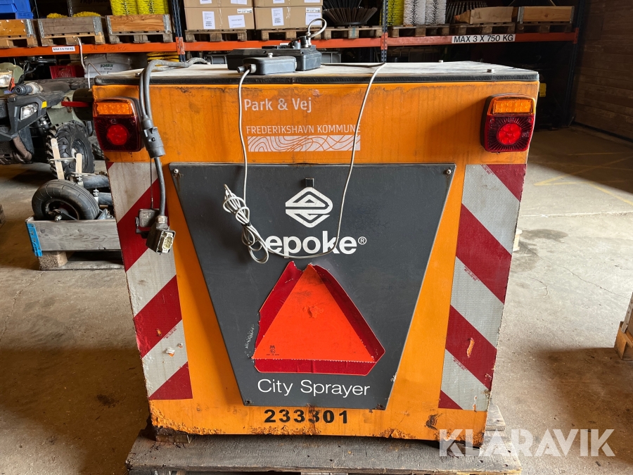 Udlægger Epoke City Sprayer, Frederikshavn, Klaravik auktion