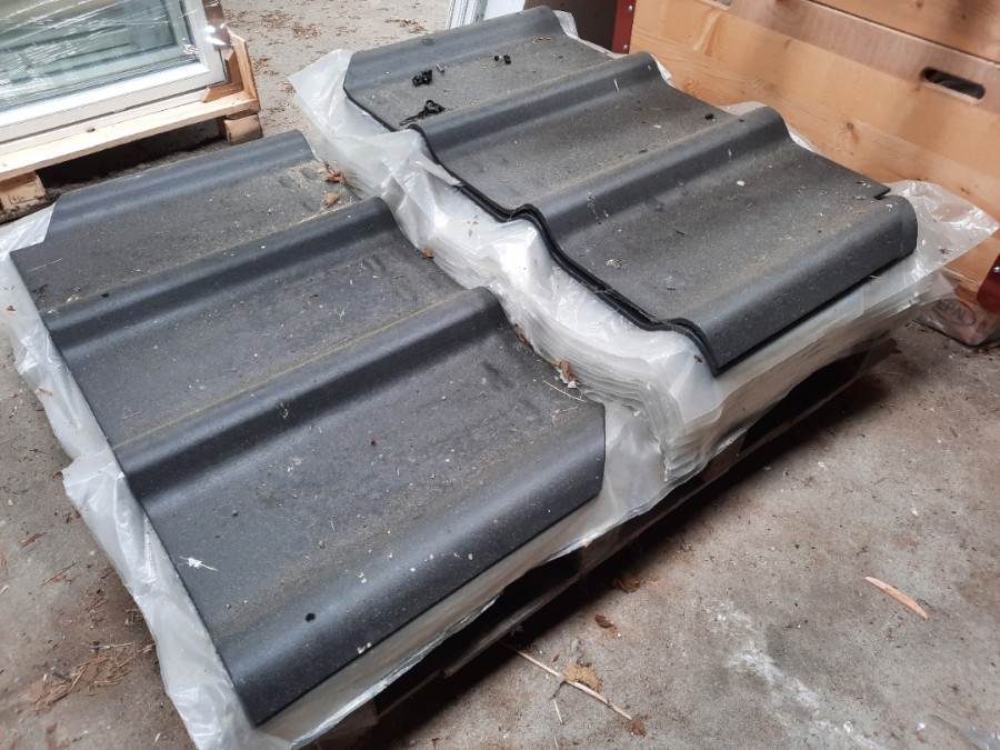 Klaravik Auktioner | Tagplader 53 stk passer i lægter til b7