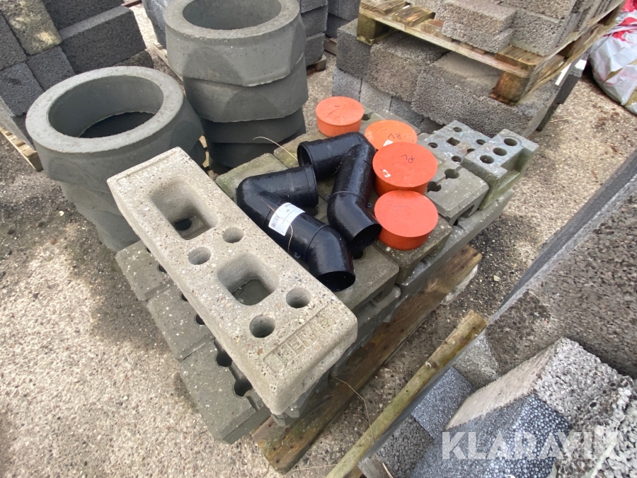 Stort parti byggematerialer - Div. Byggematerialer, Faxe, Kl