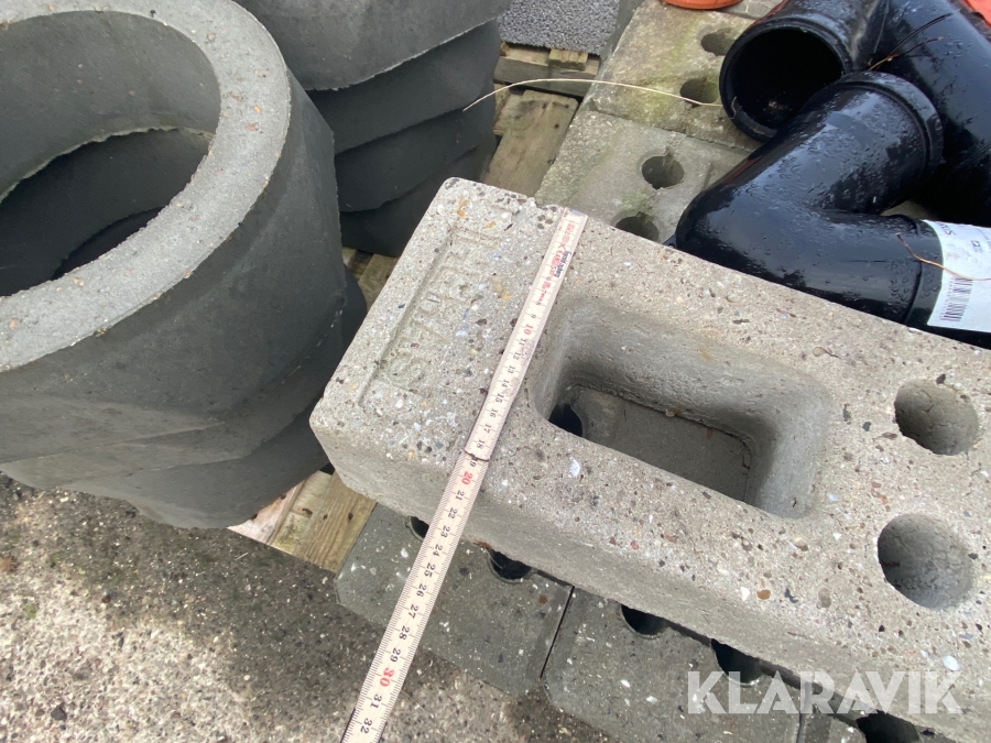 Stort parti byggematerialer - Div. Byggematerialer, Faxe, Kl