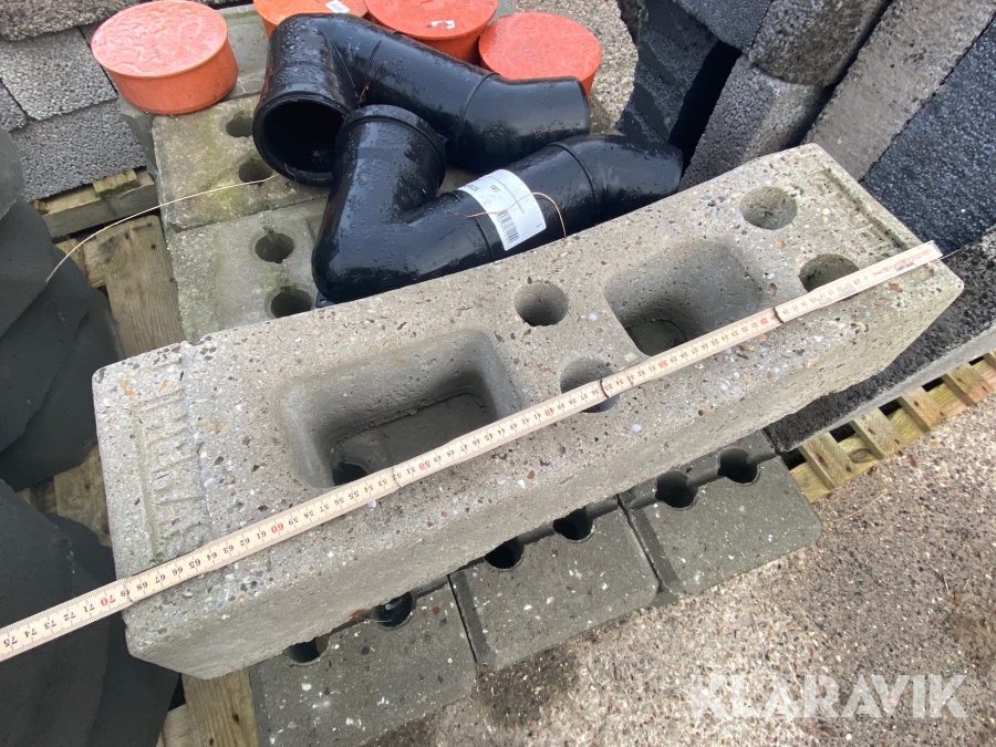 Stort parti byggematerialer - Div. Byggematerialer, Faxe, Kl