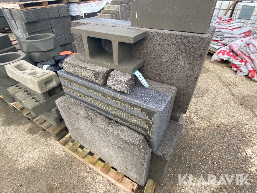 Stort parti byggematerialer - Div. Byggematerialer, Faxe, Kl