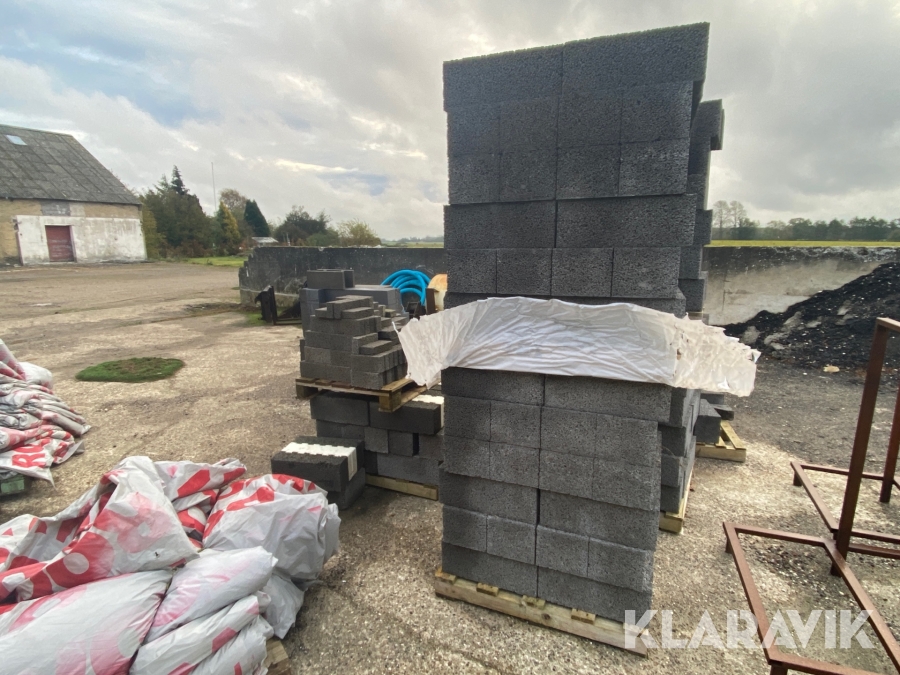 Stort parti byggematerialer - Div. Byggematerialer, Faxe, Kl