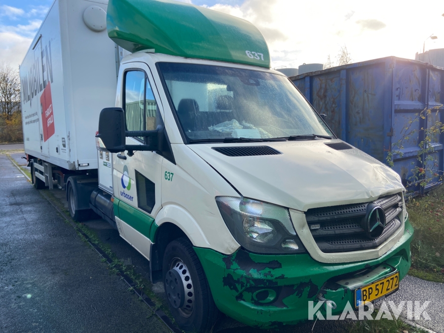 Lastbil Mercedes-Benz Sprinter, Roskilde, Klaravik auktioner