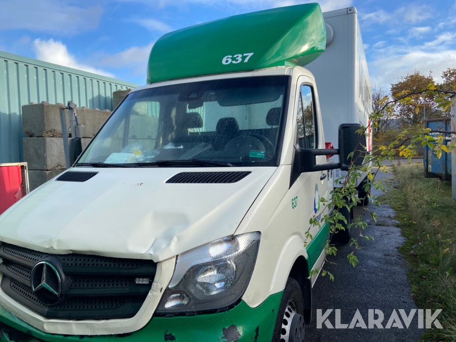 Lastbil Mercedes-Benz Sprinter, Roskilde, Klaravik auktioner