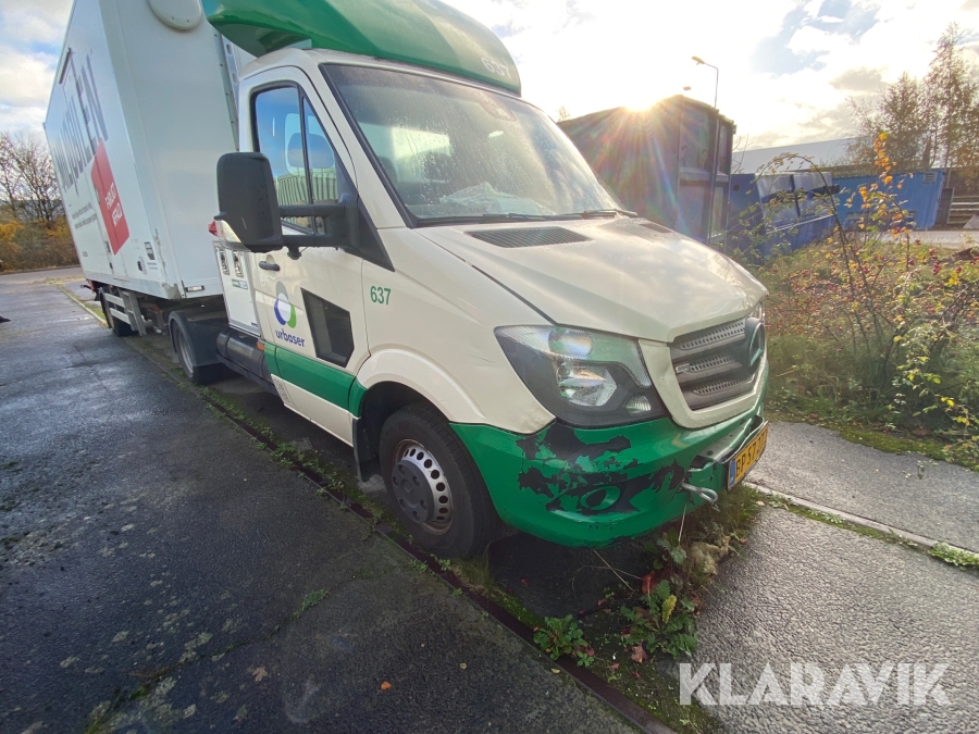 Lastbil Mercedes-Benz Sprinter, Roskilde, Klaravik auktioner