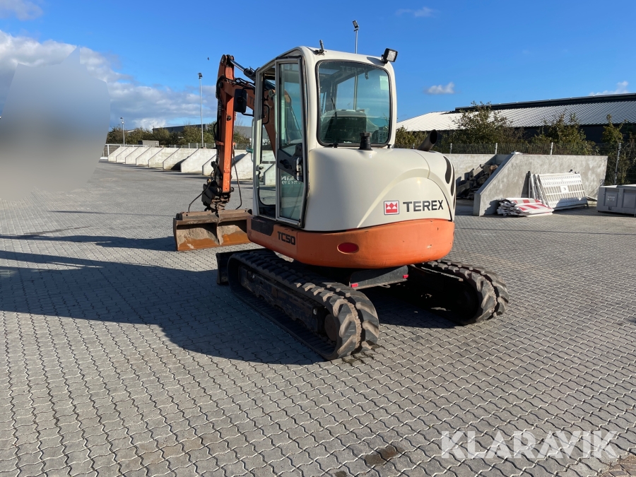 Gravemaskine Terex TC50, Esbjerg, Klaravik auktioner
