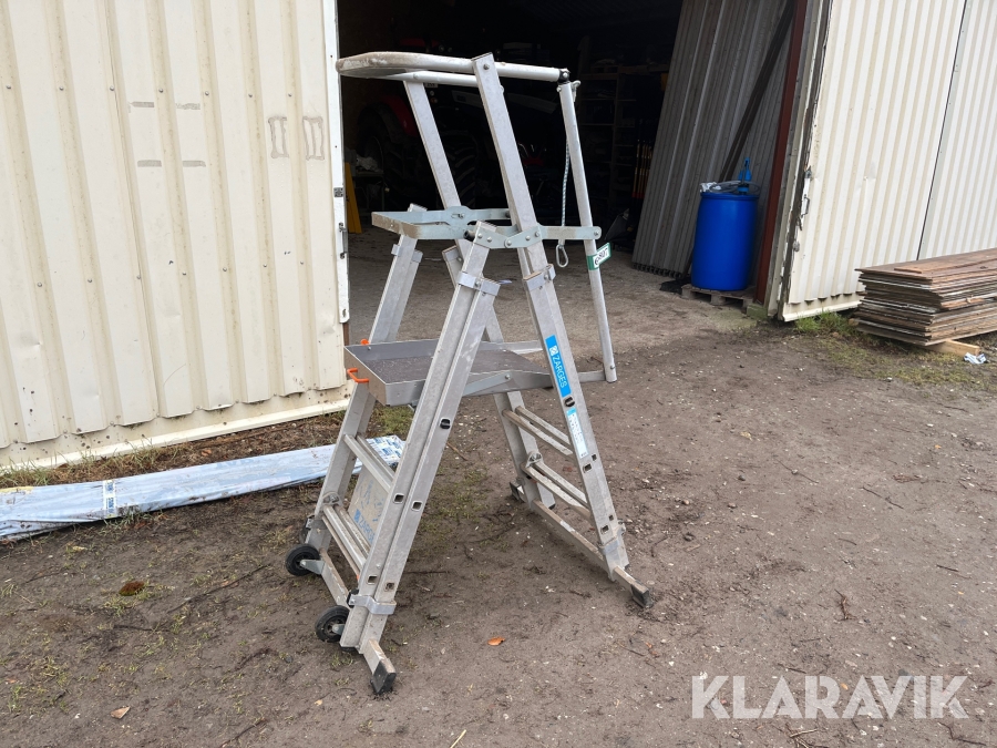 Platform stige Zarges EN 131-7, Odense, Klaravik auktioner