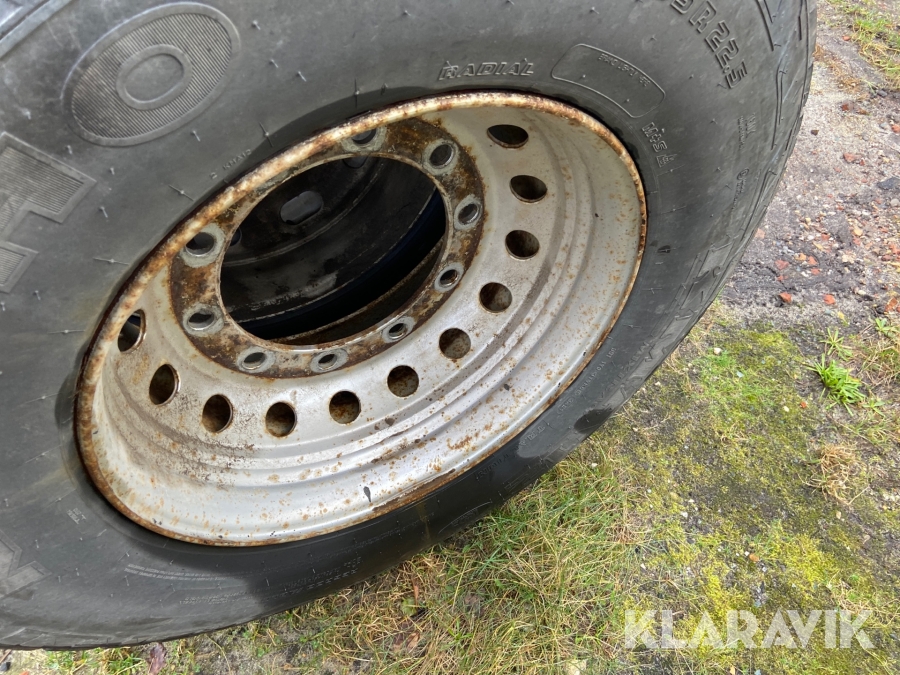 Hjul til sættevogn/trailer, Ringkøbing-Skjern, Klaravik aukt