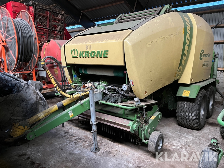 Rundballepresser Krone Comprima CV 150, Brønderslev, Klaravi