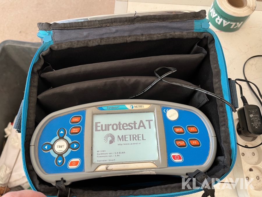 Instalationstestere Metrel Eurotest AT, Holbæk, Klaravik auk