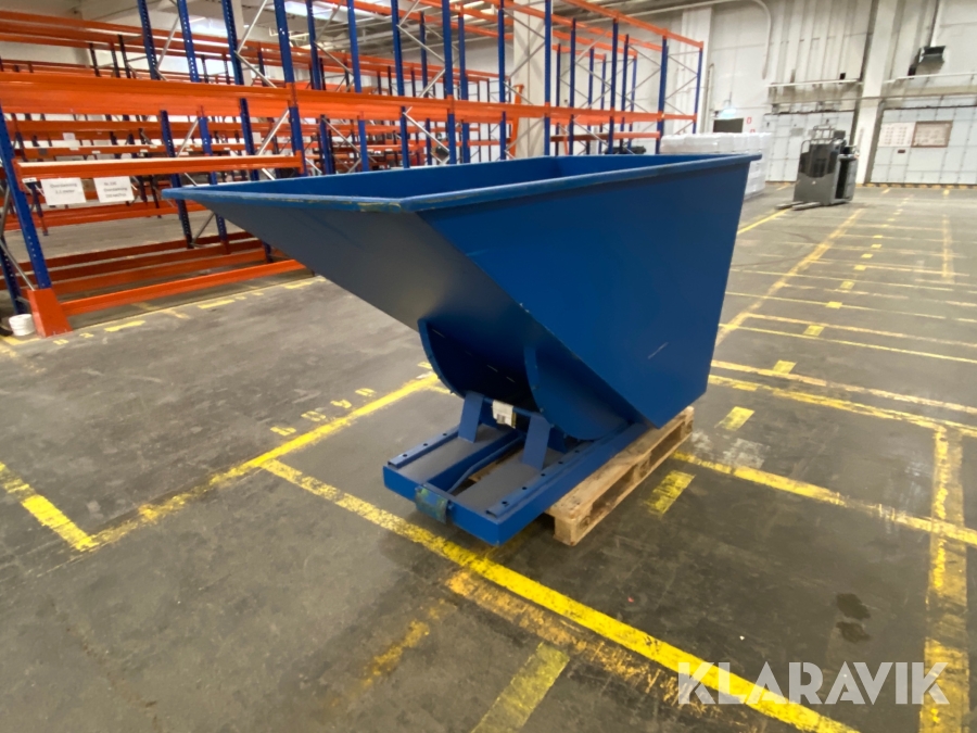 Tipcontainer AJ 1600 liters, Greve, Klaravik auktioner