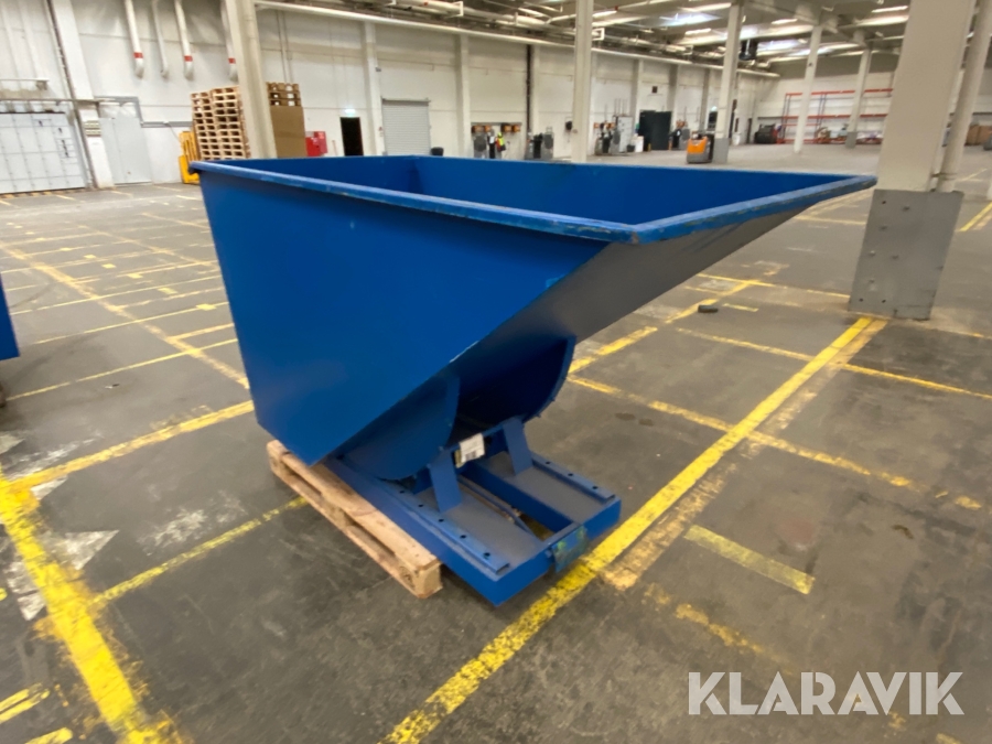 Tipcontainer AJ 1600 liters, Greve, Klaravik auktioner