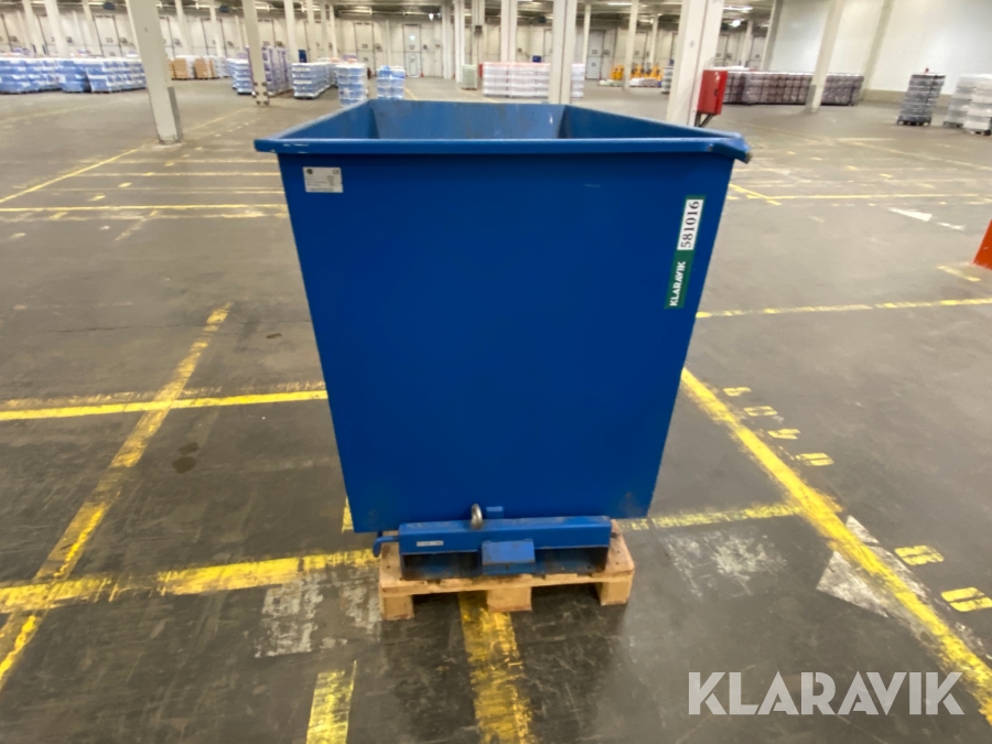 Tipcontainer AJ 1600 liters, Greve, Klaravik auktioner