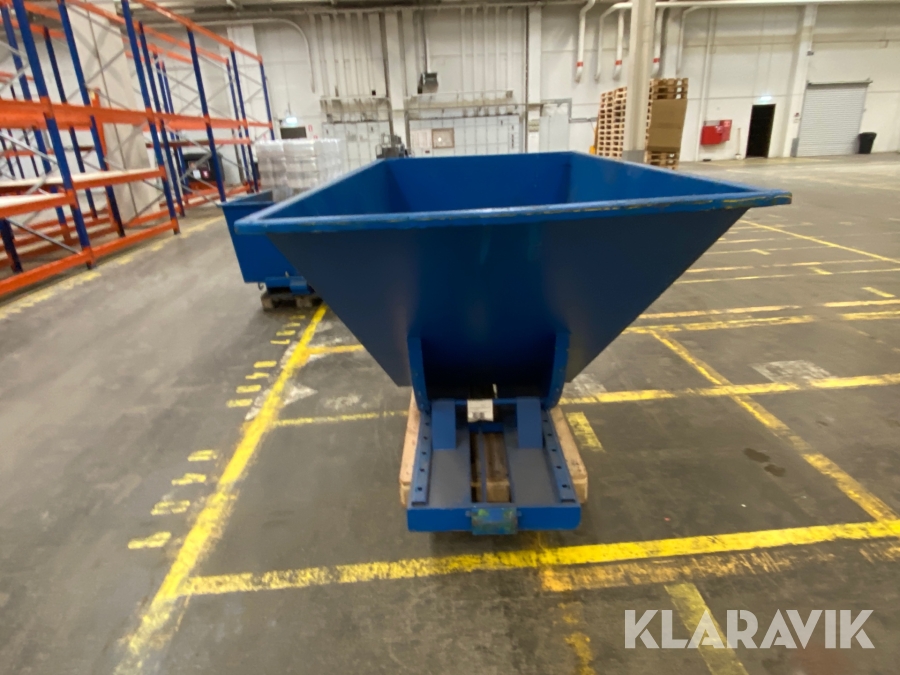 Tipcontainer AJ 1600 liters, Greve, Klaravik auktioner