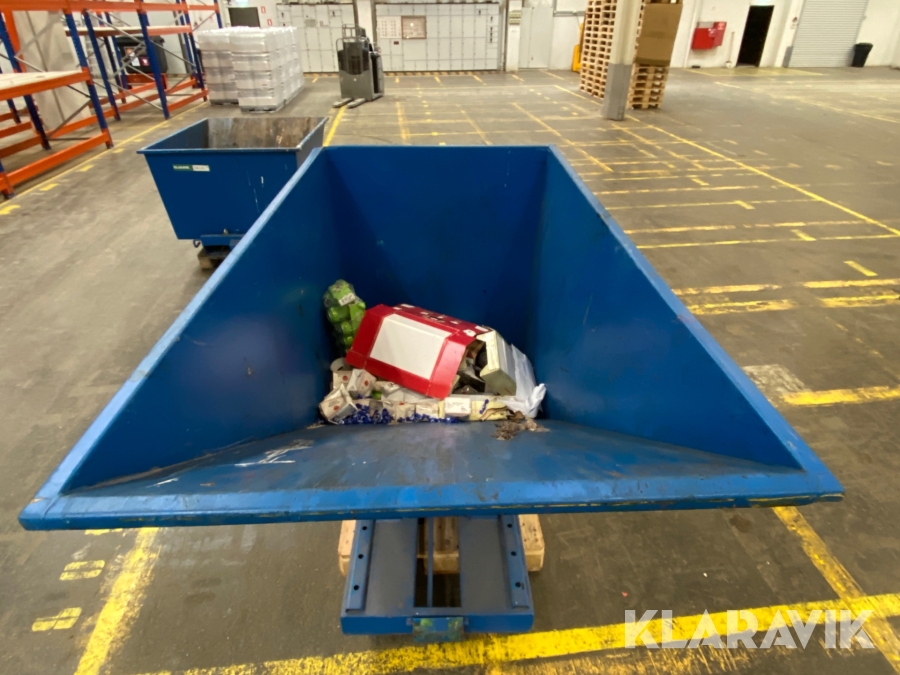Tipcontainer AJ 1600 liters, Greve, Klaravik auktioner