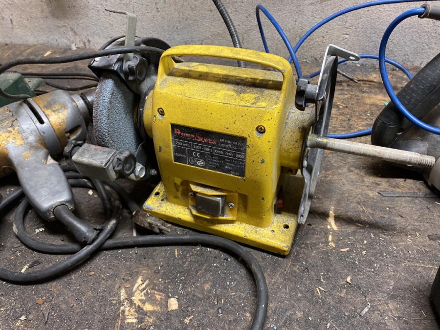 Diverse værkstedsmaskiner