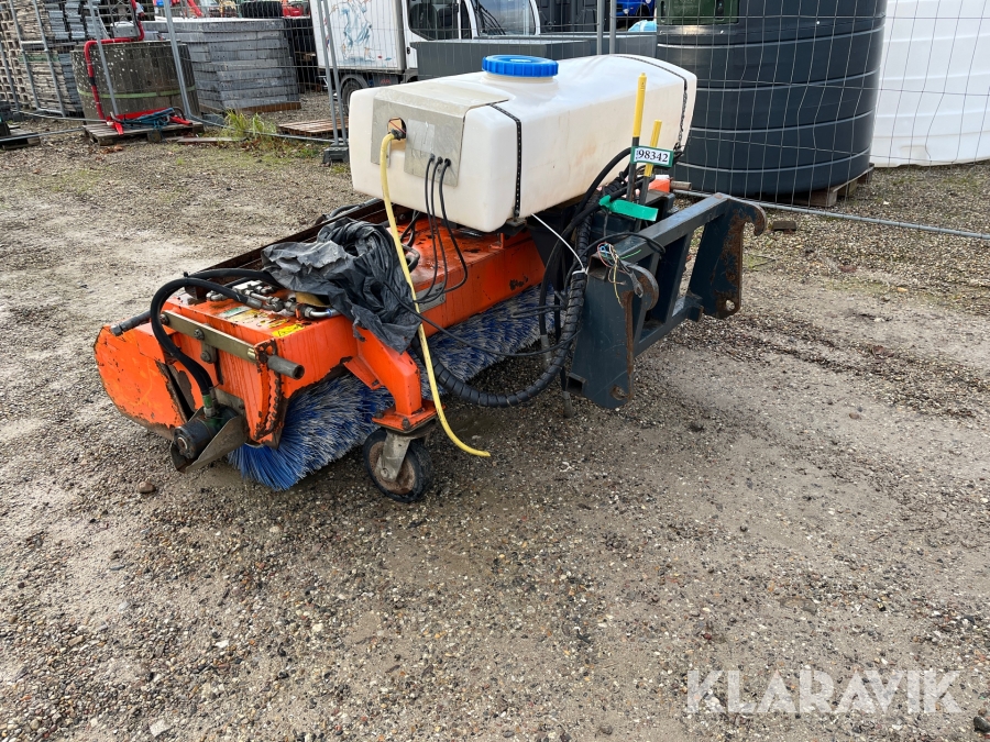 Kost med vand og opsamler Tuchel-sweep Profi 600, Holbæk, Kl