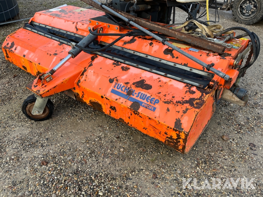 Kost med vand og opsamler Tuchel-sweep Profi 600, Holbæk, Kl