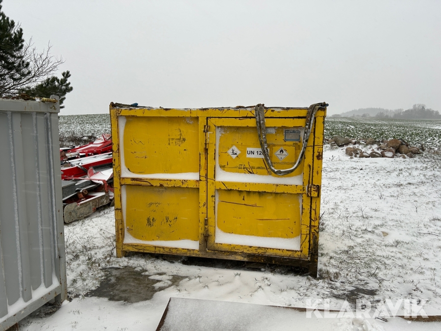 Miljøcontainer med tank Roug 1500L, Vordingborg, Klaravik au