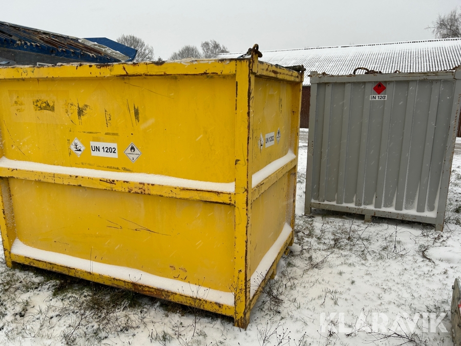Miljøcontainer med tank Roug 1500L, Vordingborg, Klaravik au