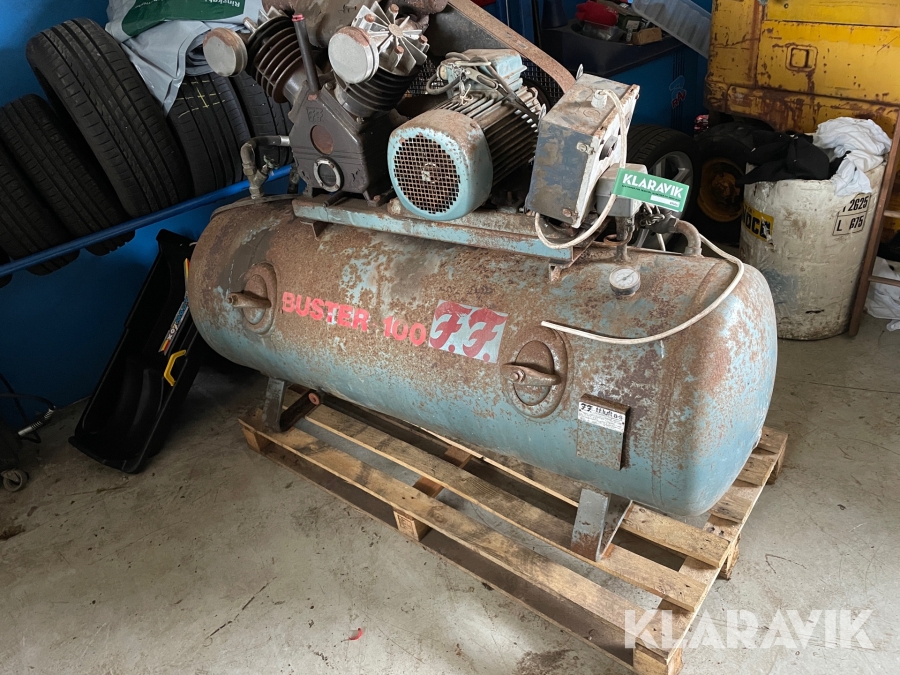 Kompressor Ff Luft Buster 100, Varde, Klaravik auktioner