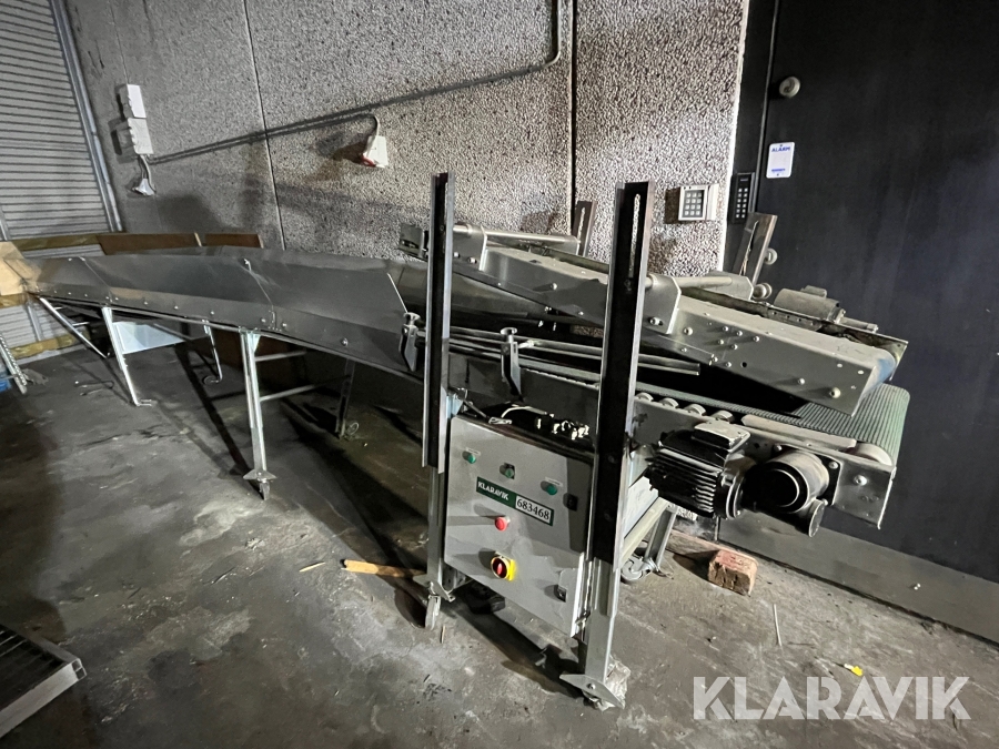 Transportbånd Soco system, Ishøj, Klaravik auktioner