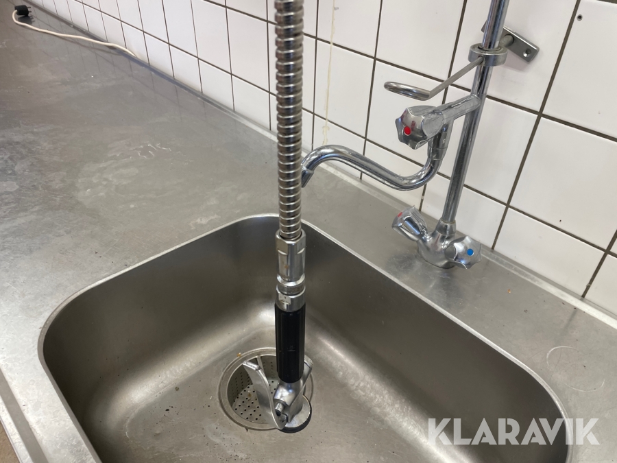 Bord Med vask I rustfri, Vejle, Klaravik auktioner