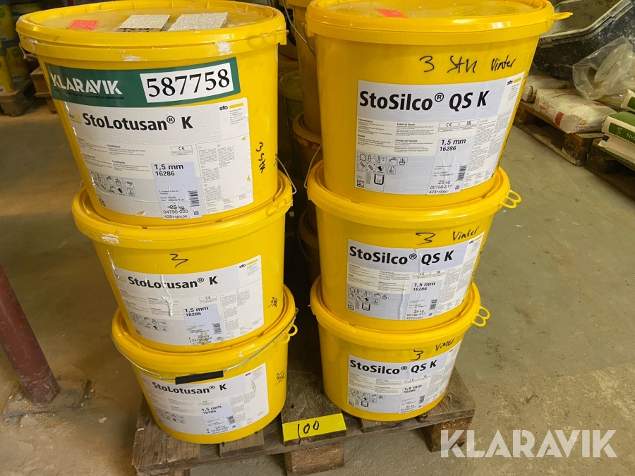 Puds med farve/korn Stolotusan, Ishøj, Klaravik auktioner