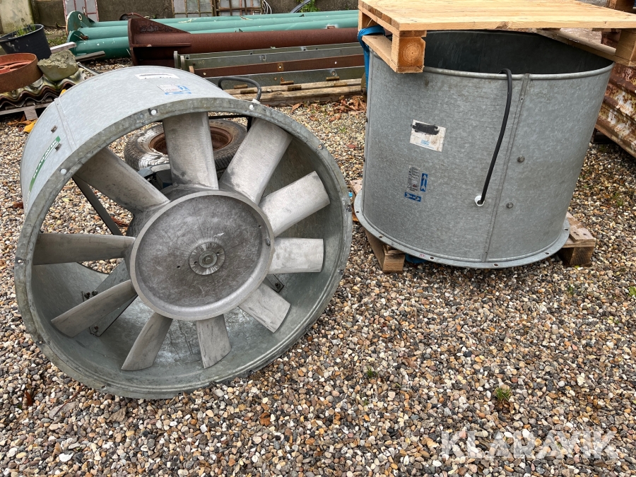 Ventilatorer 2 stk 5,5kw, Thisted, Klaravik auktioner