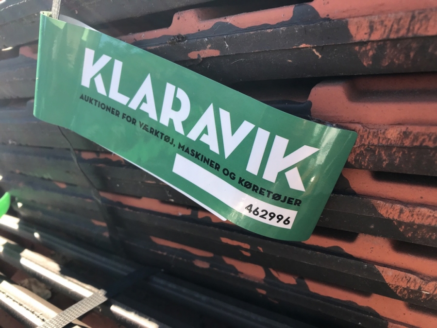 Parti med tagsten/tegl