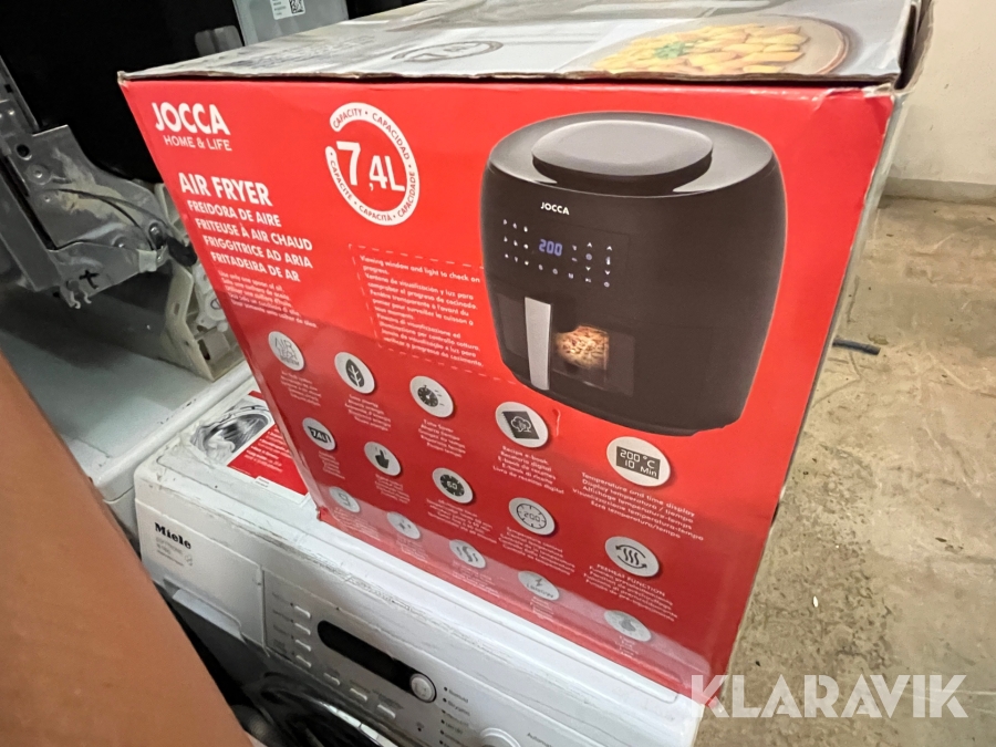 Airfryer Jocca 7.4 liters, Køge, Klaravik auktioner
