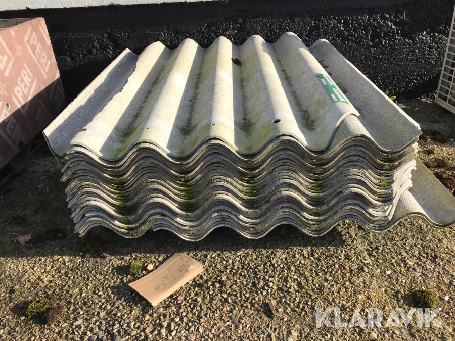 Parti med tagplader, Holbæk, Klaravik auktioner