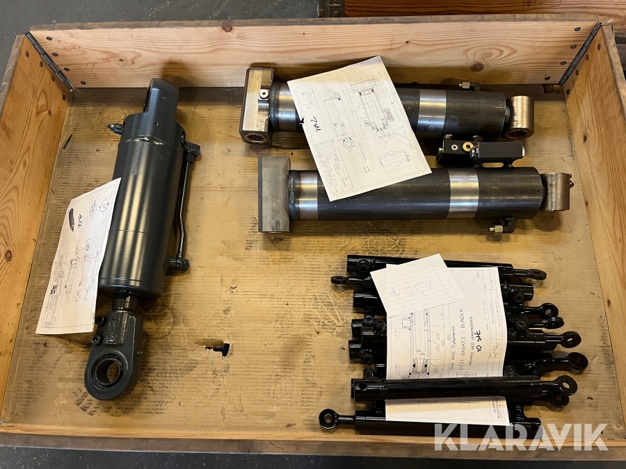 Hydraulikcylindre 13stk., Lemvig, Klaravik auktioner