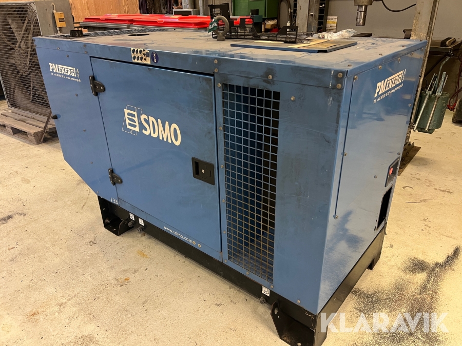 Generator SDMO J33 version IV, Randers, Klaravik auktioner