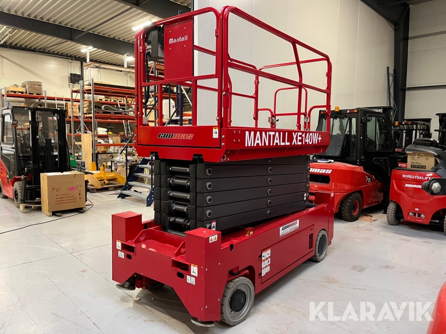 Saxlift Mantall XE140W+, Hjørring, Klaravik auktioner