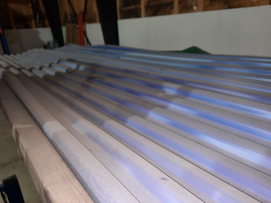 Klaravik Auktioner | 11 Trapez plader 1090 x 3640