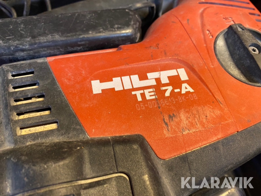 Boremaskine Hilti Te 7-a, Ikast-Brande, Klaravik auktioner