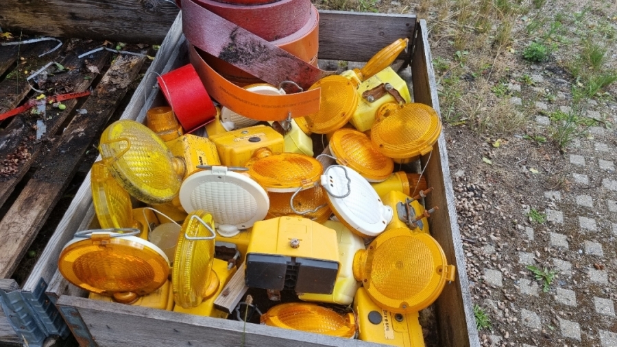 Markerings lys og kabel markering