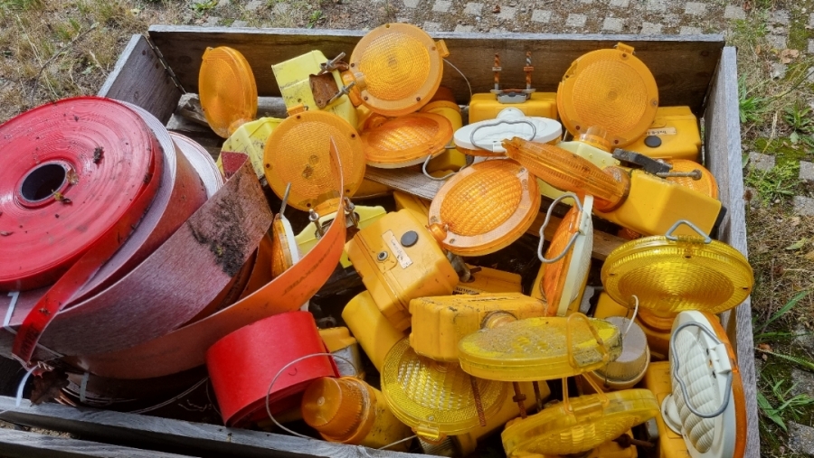 Markerings lys og kabel markering