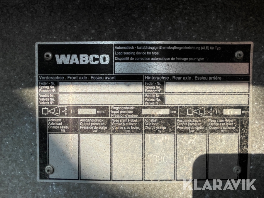 Anhænger, Nyborg, Klaravik auktioner