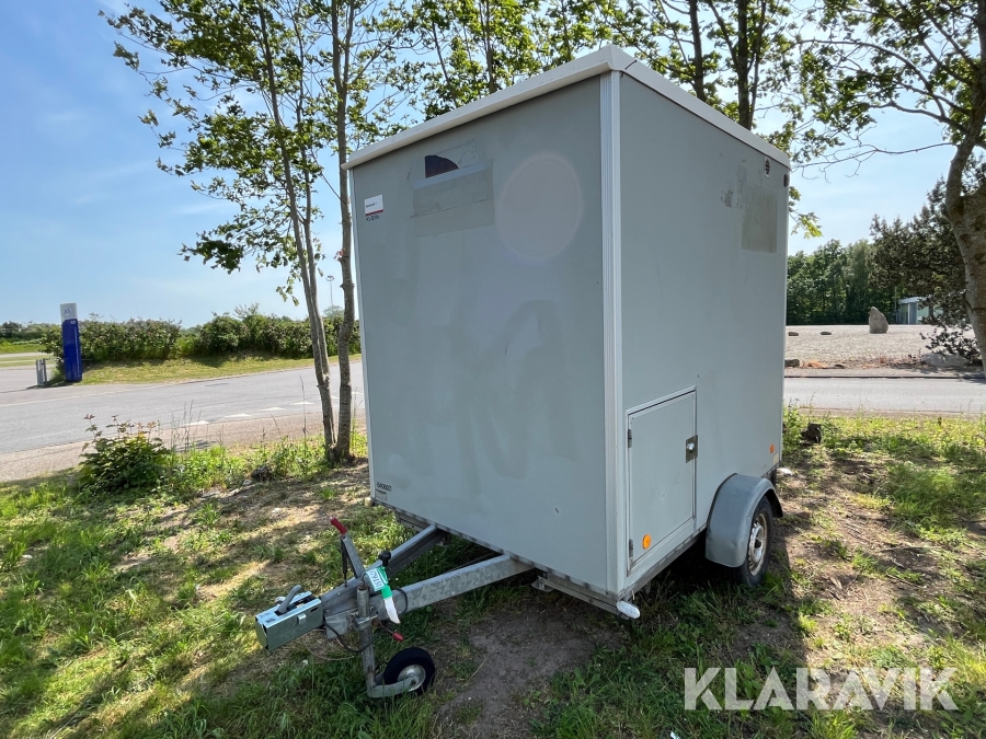 Bad/toilet vogn Scanvogn 750 kg, Holbæk, Klaravik auktioner