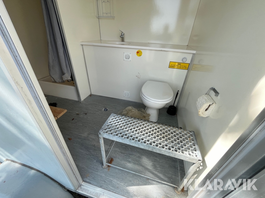 Bad/toilet vogn Scanvogn 750 kg, Holbæk, Klaravik auktioner